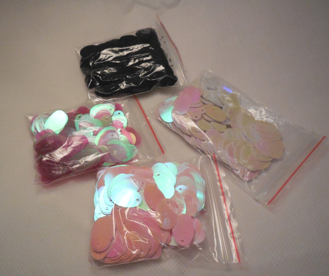 Bridal Wedding Oval Shape Sequins Various Colours Diy Sequins Sold by ...