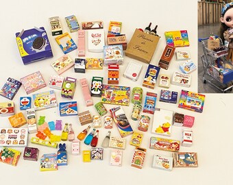 Barbie food accessories Miniature cheese Barbie kitchen 3pc Snack ...