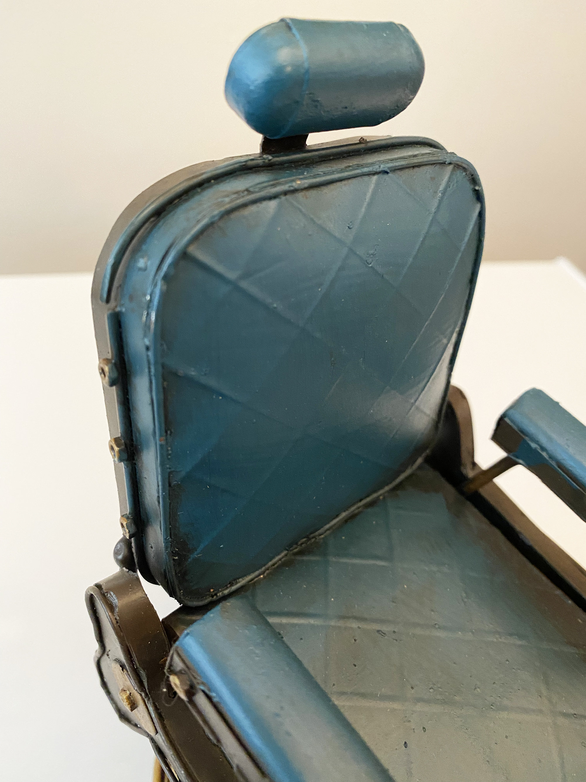 Handmade 1:6 Miniature Dollhouse Hair Salon Chair Armchair Mirror ...