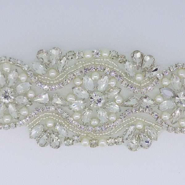 Rhinestone Applique - Etsy UK