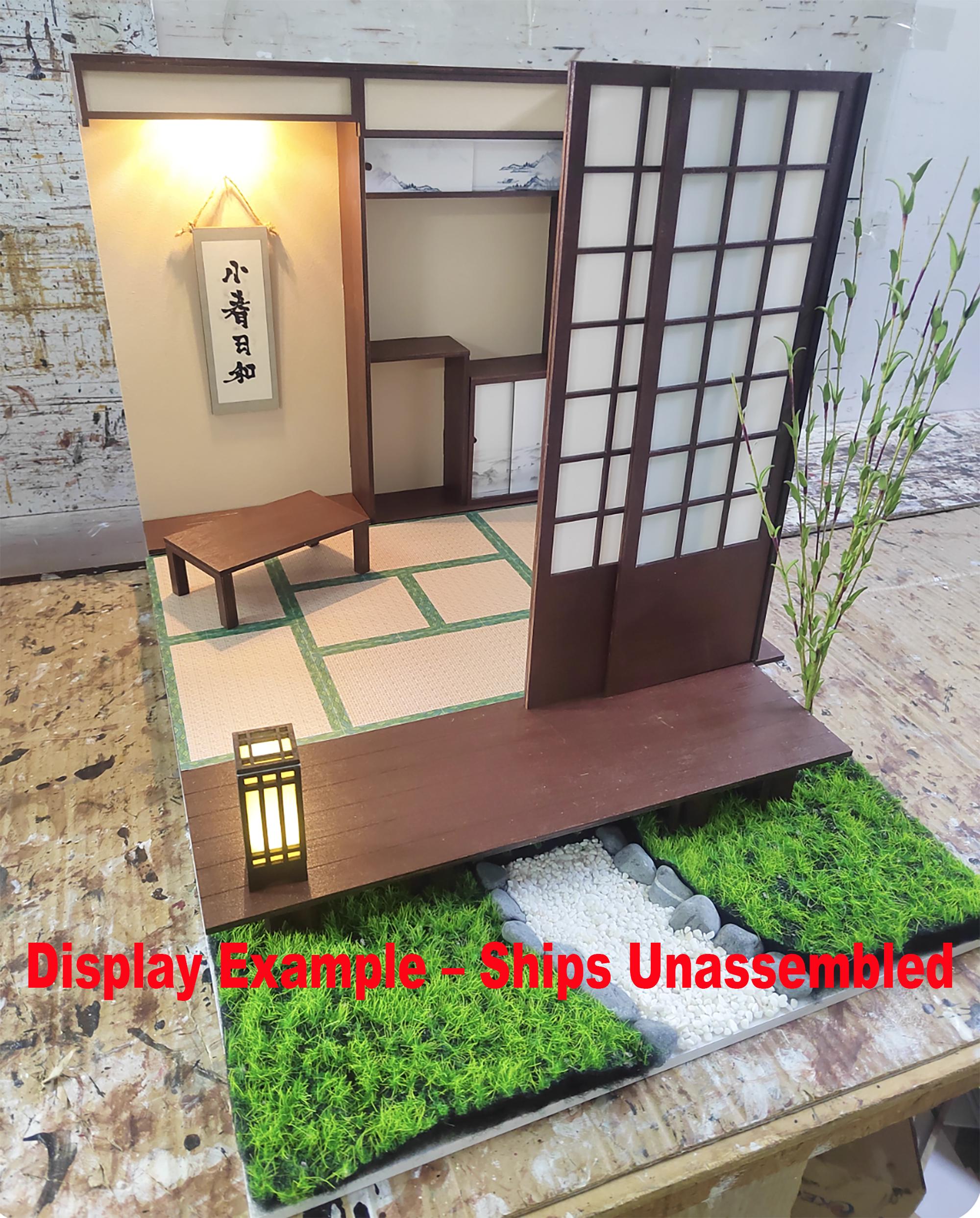 1:6 Scale Japanese-style Miniature Room Kit – DIY Unassembled Dollhouse ...