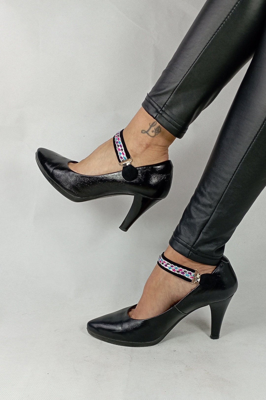 Detachable Shoe Straps for Loose Fitting Shoes, Multicolor Shoe Straps ...