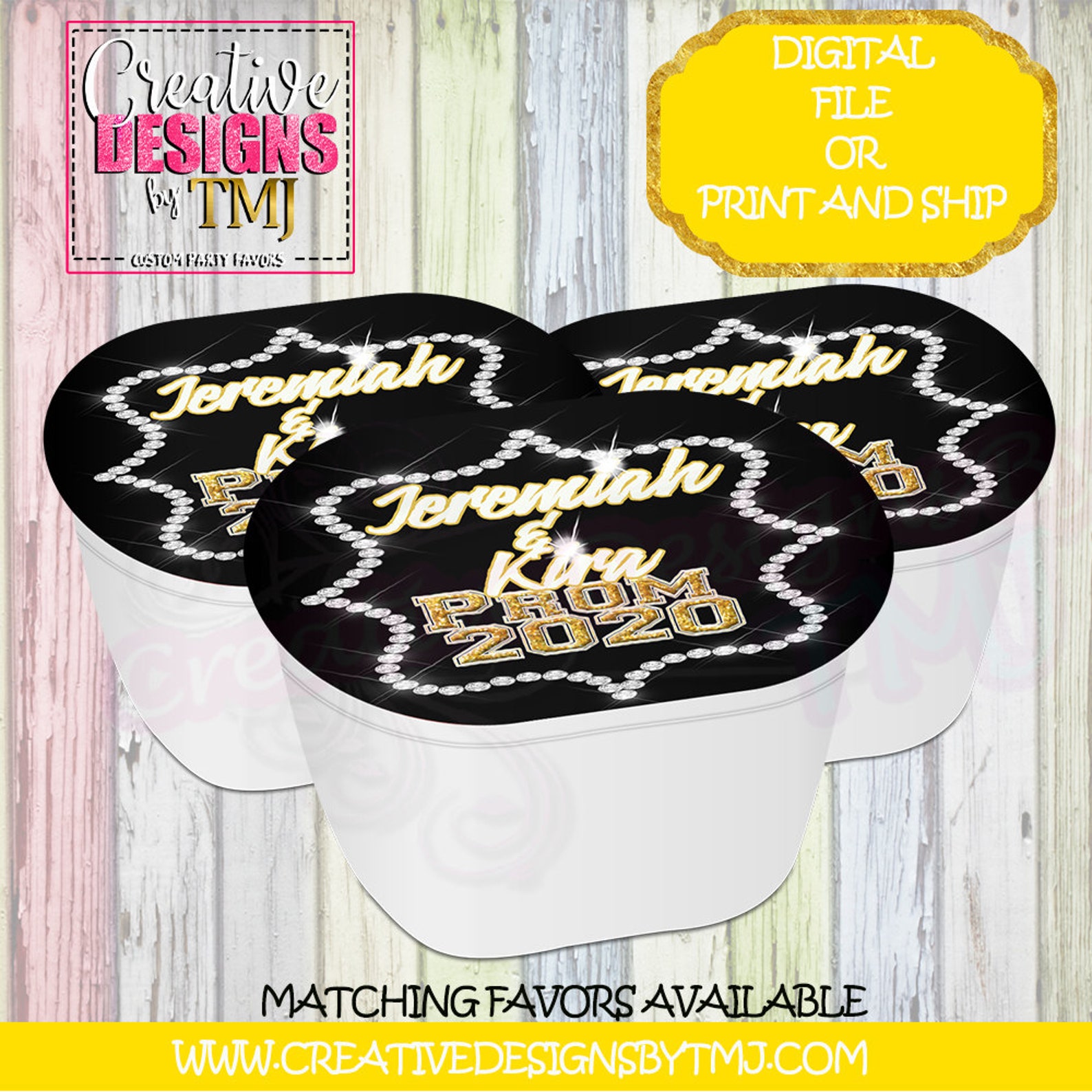 PROM SENDOFF Favors Prom Chip Bag Prom Party Favors Wedding Favor ...
