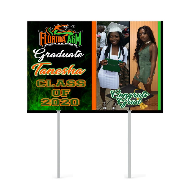 FAMU GRADUATION LAWN Sign Personalized Graduation Lawn Sign | Etsy