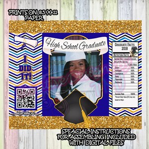 GRADUATION Chip Bag Trunk Party Bags Grad Chipbags Custom Chip Bag ...