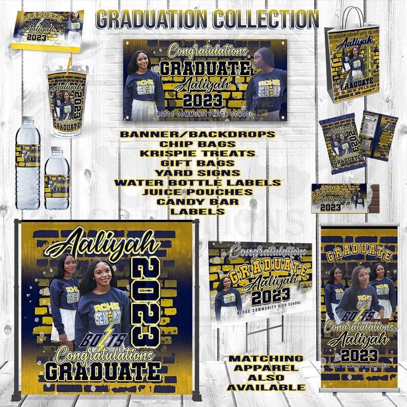 GRADUATION COLLECTION Graduation Favor Grad Fan Custom Party - Etsy