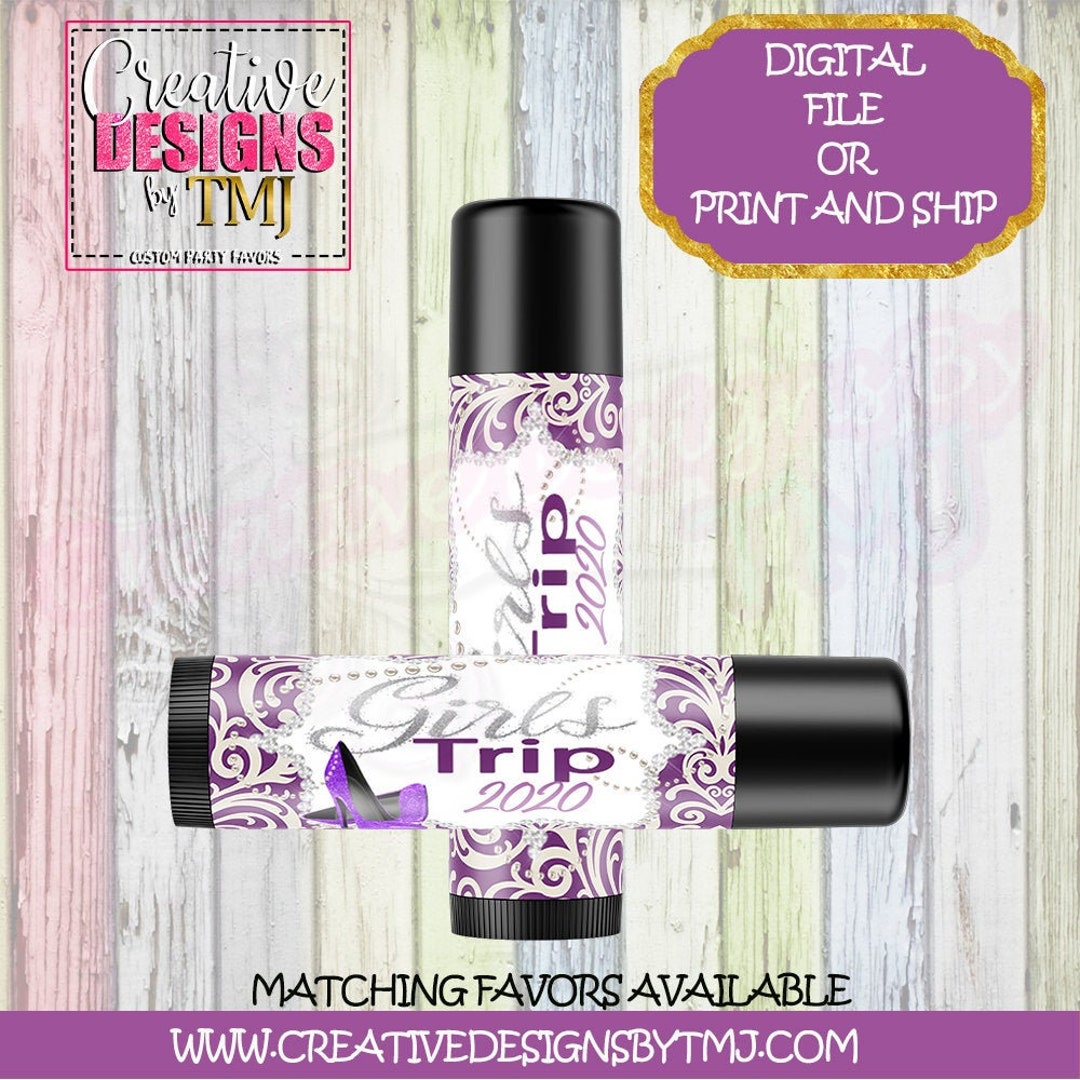 Girls Trip Party Favors Girls Trip Lip Balm Girls Trip Party Favor Chap ...