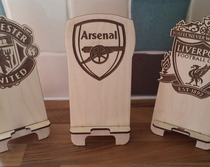 Football Laser Cut Wood Phone Holder,office Desk Accessories,cell Phone ...