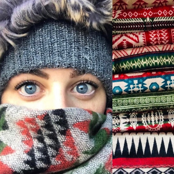 Oversized Scarf Peruvian Style Navajo Shawl Handmade Perfect | Etsy UK