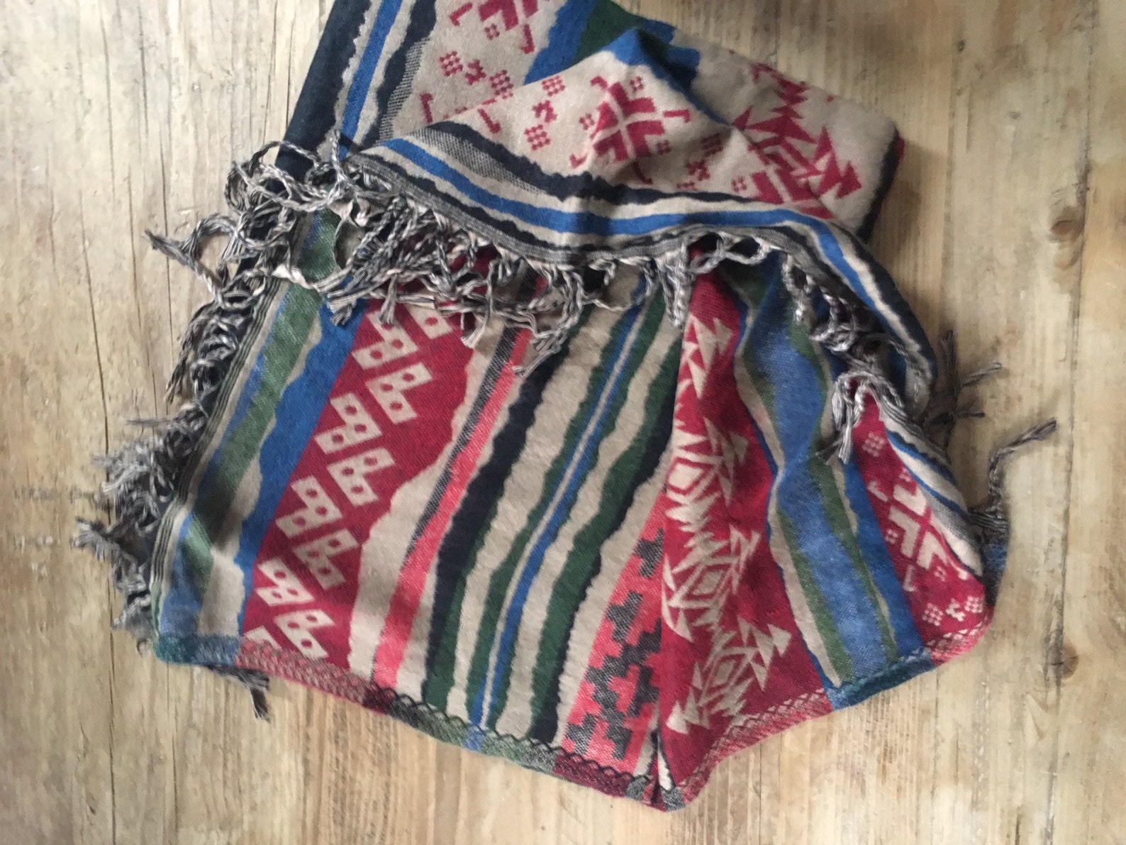 Oversized Scarf Peruvian Style Navajo Shawl Handmade Perfect - Etsy UK