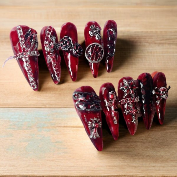 Bloody Nails - Etsy