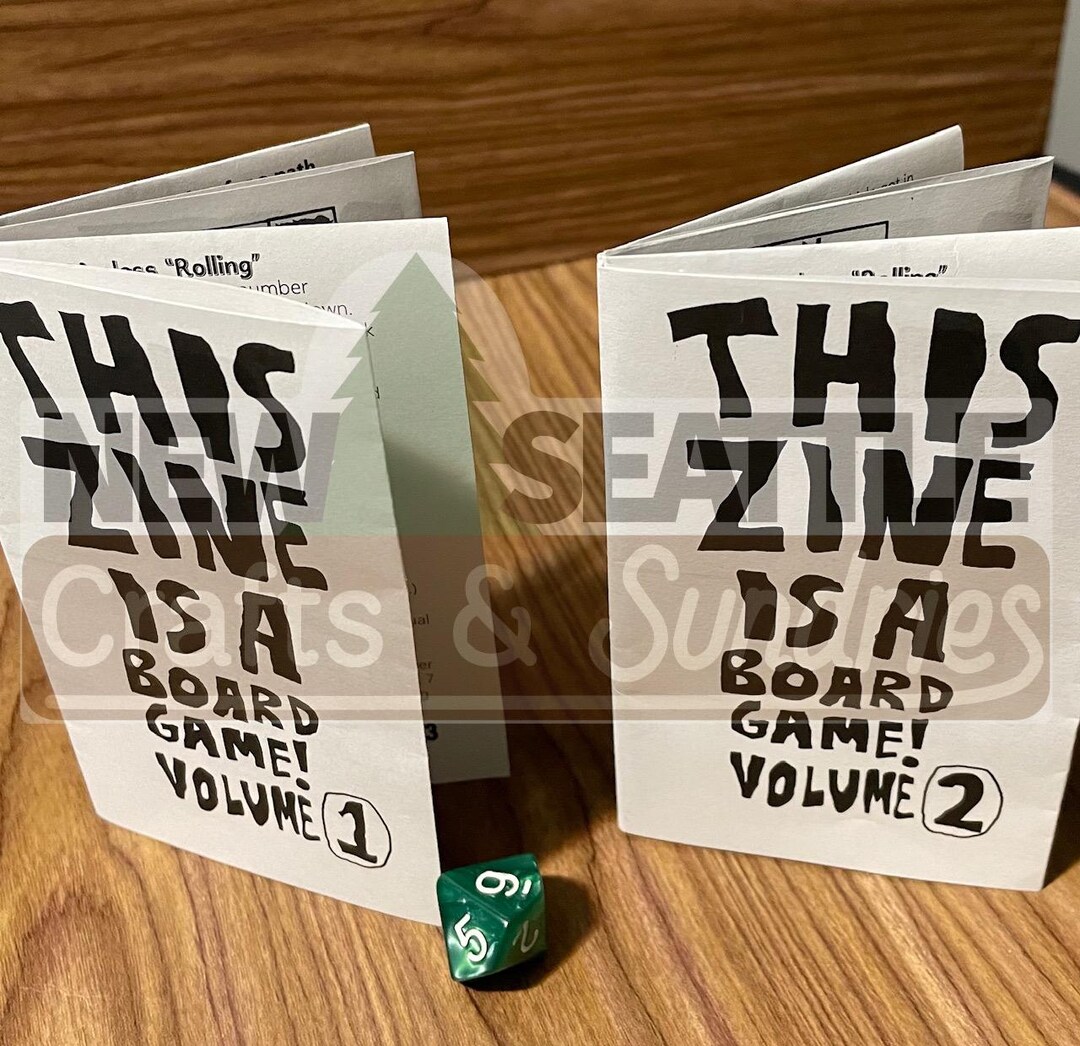 This Zine is a Game Volume 1 and 2 // Physical PRINT Version // Grocery ...