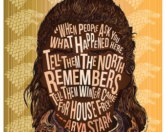 Arya Stark Poster - Etsy