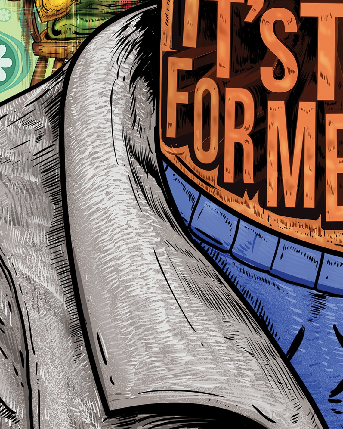 Bojack Horseman Famous Hair Lines impresión tipografía y - Etsy México