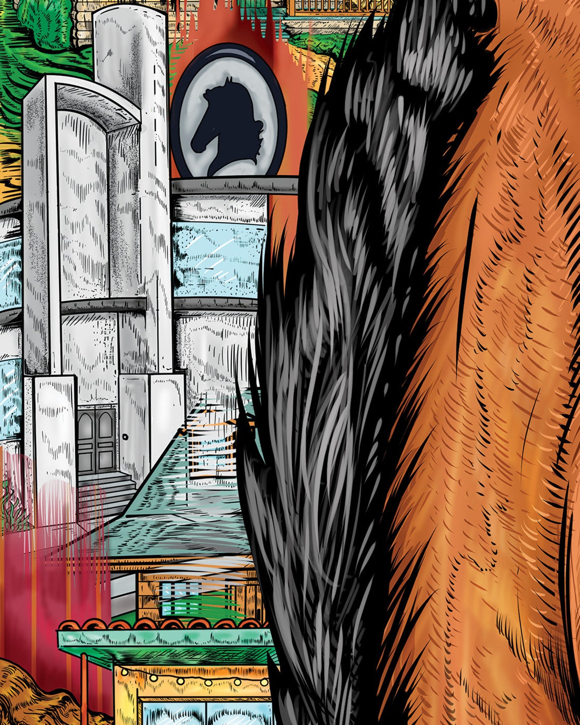 Bojack Horseman Famous Hair Lines Print Typography and | Etsy