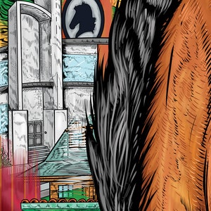 Bojack Horseman Famous Hair Lines Print, Typography and Illustration ...