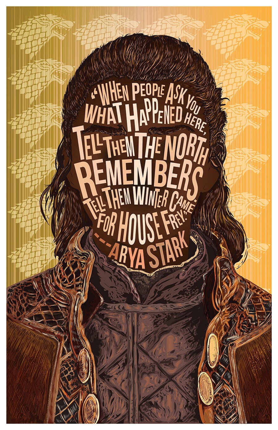 Arya Stark Season 3 Poster