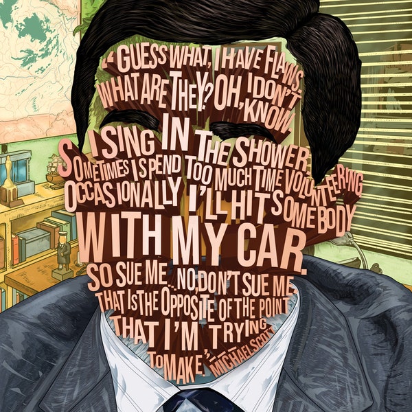 Michael Scott Poster - Etsy
