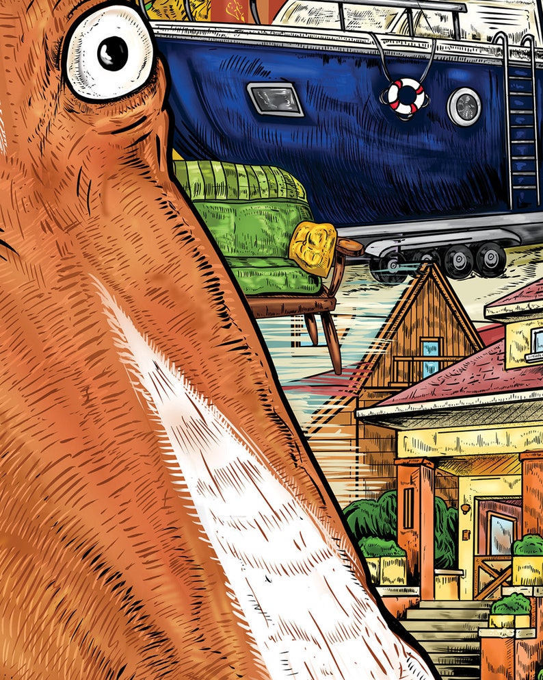 Bojack Horseman Famous Hair Lines Print Typography and | Etsy