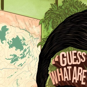 Michael Scott Famous Hair Lines Print, Typography and Illustration Mix ...