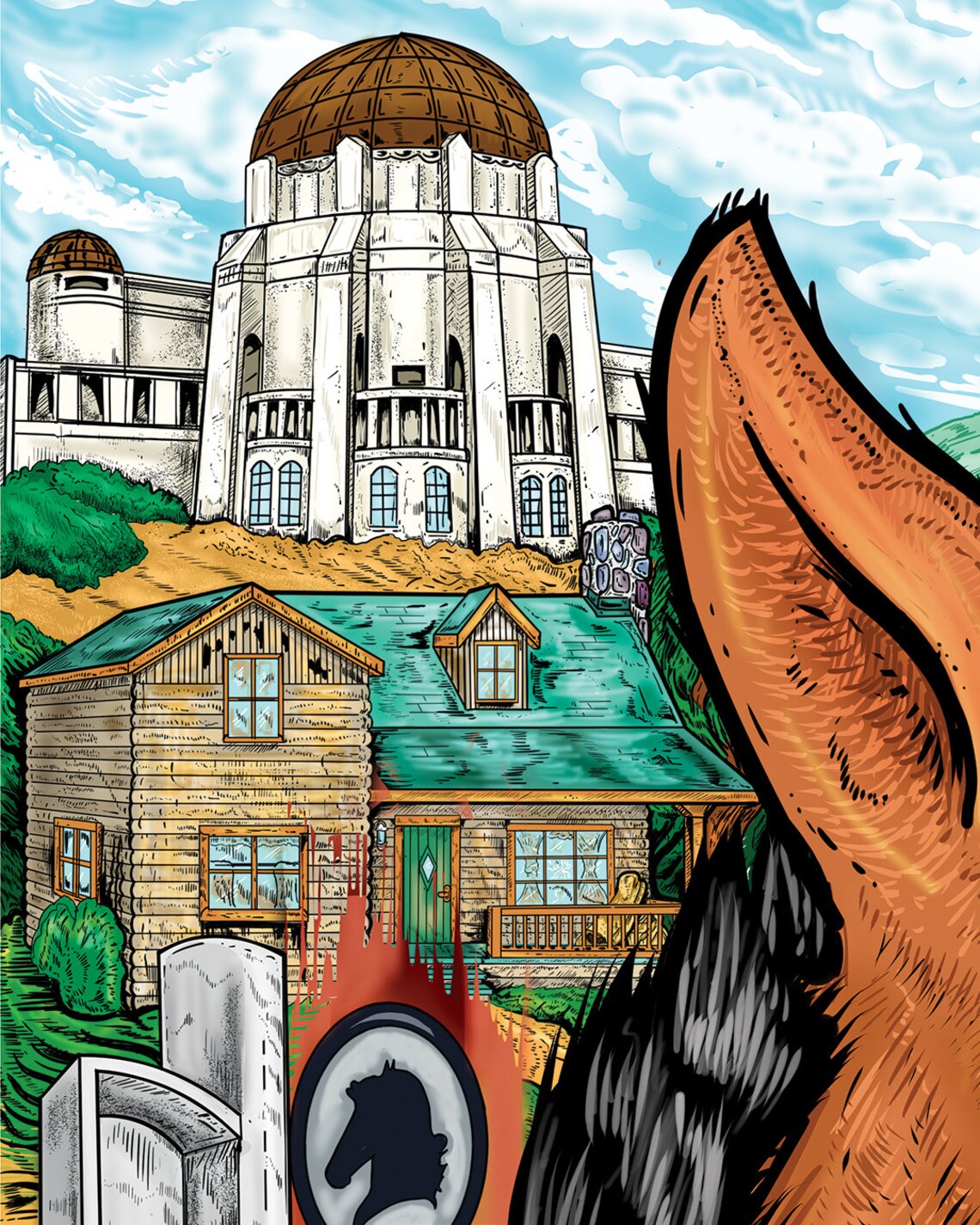 Bojack Horseman Famous Hair Lines Print Typography and | Etsy