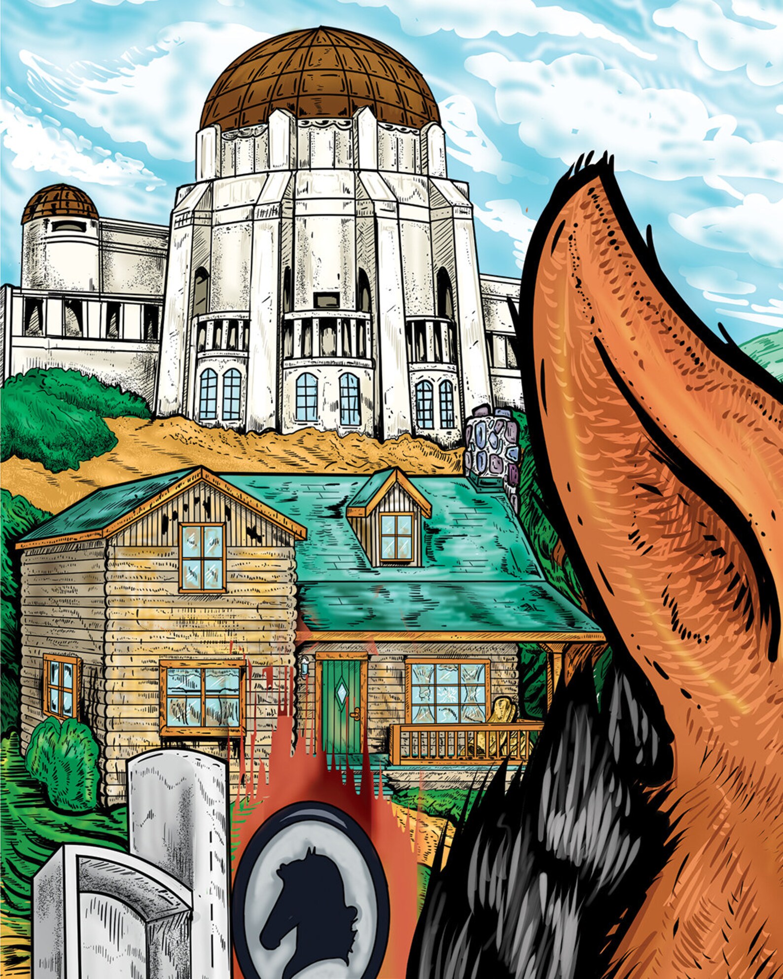 Bojack Horseman Famous Hair Lines impresión tipografía y | Etsy