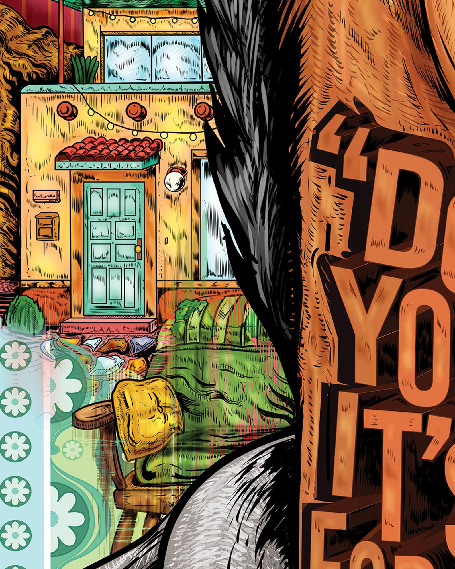 Bojack Horseman Famous Hair Lines Print Typography and | Etsy