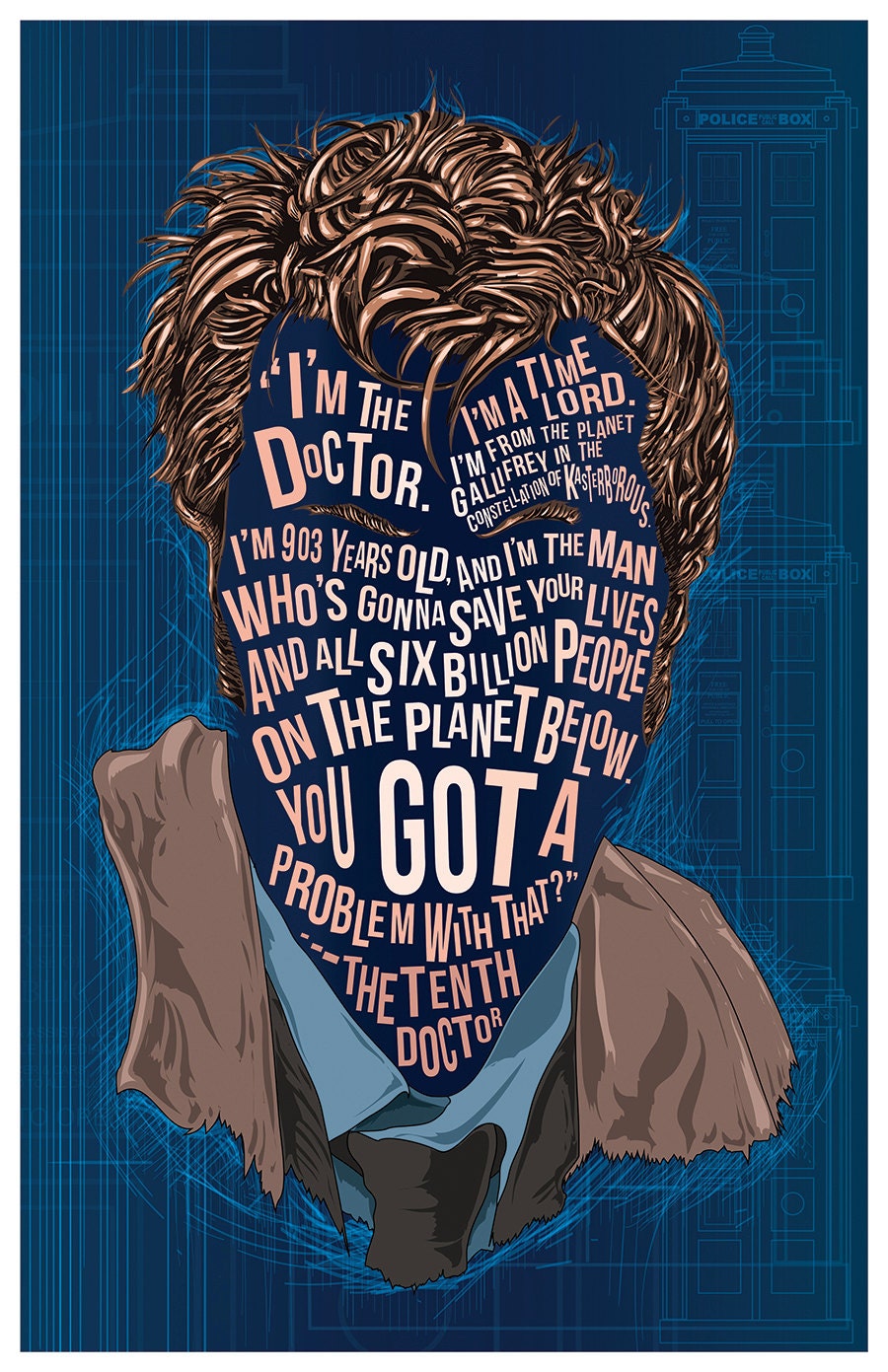 10th Doctor Who Fan Art