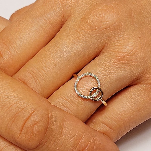 Open Circle Ring - Etsy