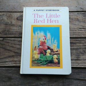 The Little Red Hen, A Puppet Storybook Vintage - Etsy