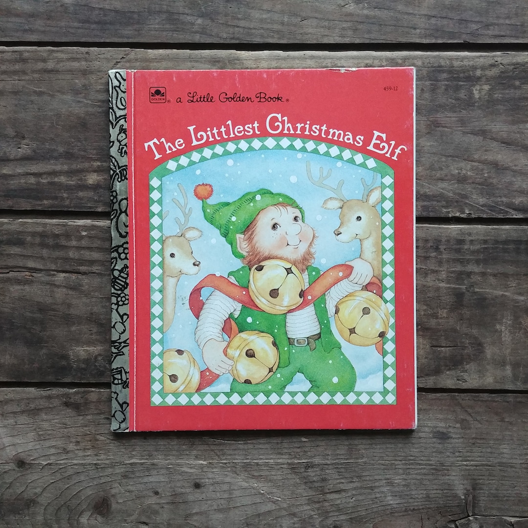 The Littlest Christmas Elf, Vintage Little Golden Book, Nancy Buss ...