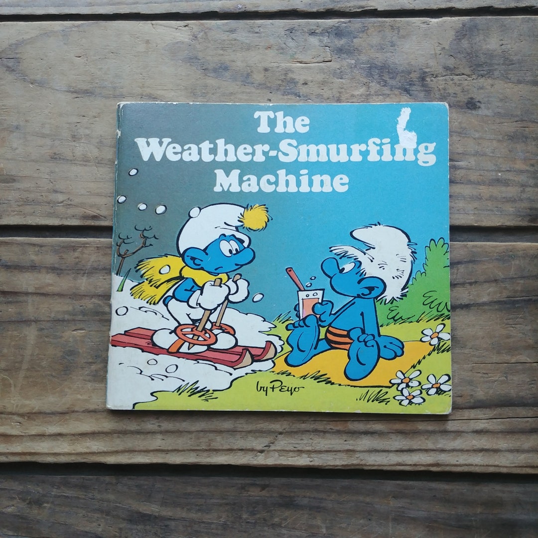 The Smurfs and the Weather Smurfing Machine, Vintage 1980s - Etsy