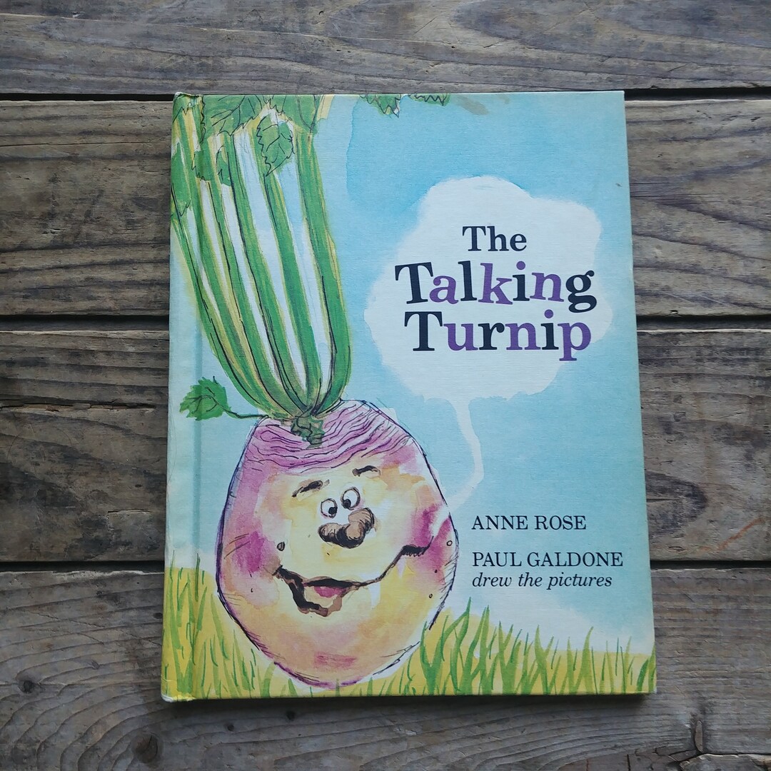 The Talking Turnip, a Children's Book by Anne Rose Vintage 1970s - Etsy