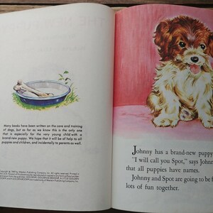 The New Puppy, Little Golden Book, Vintage 1960s by Kathleen N.daly and ...