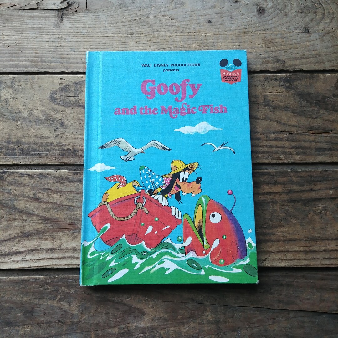 Goofy and the Magic Fish, Disney Books - Etsy
