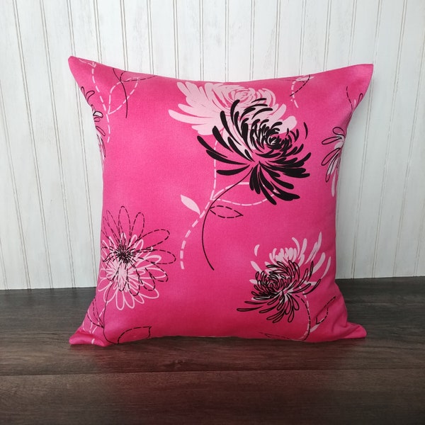 Hot Pink Pillow - Etsy