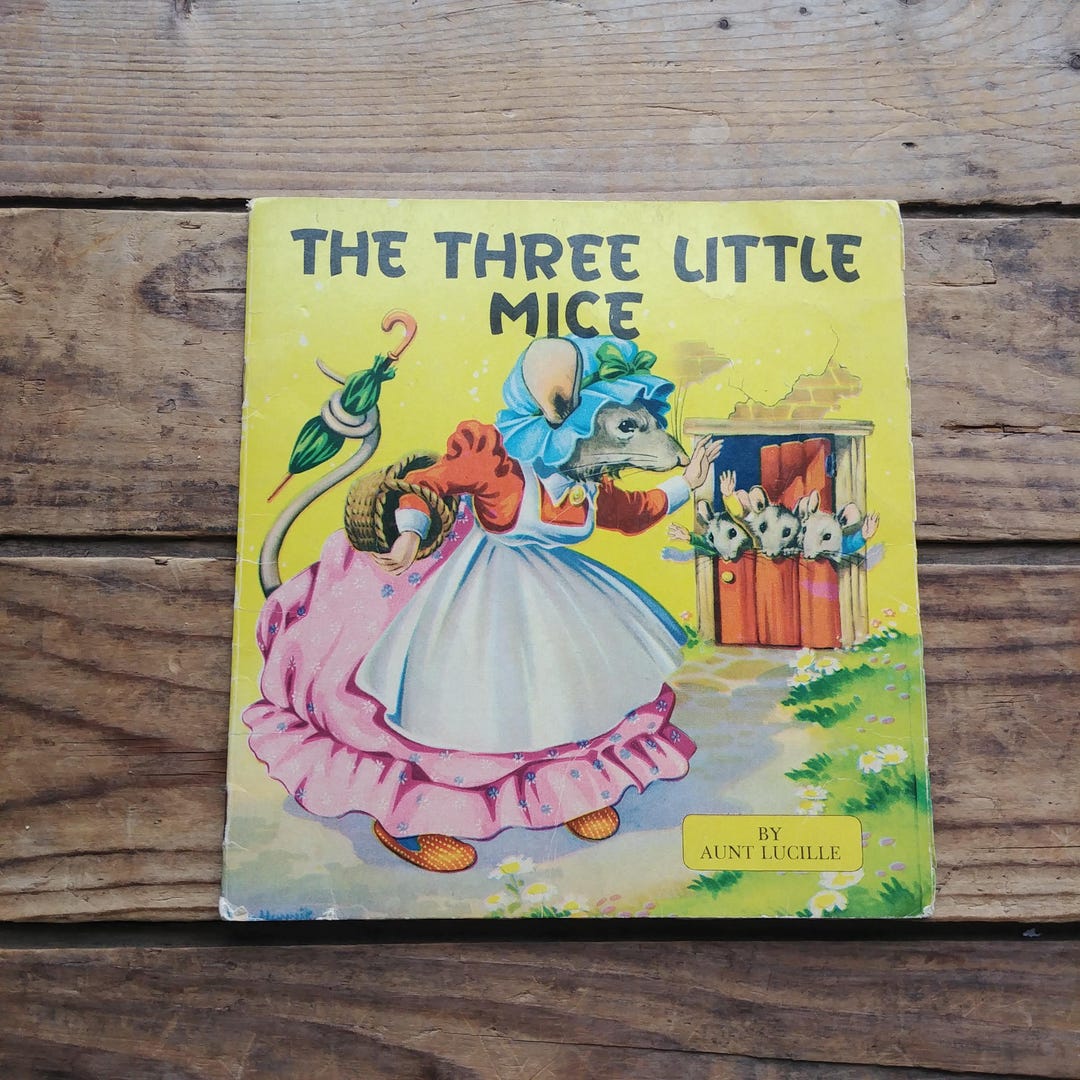The Three Little Mice, a Children's Book by Aunt Lucille, Mulder - Etsy