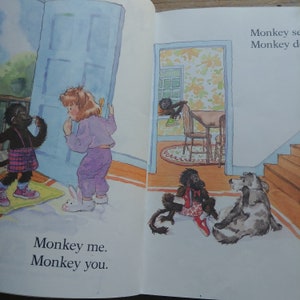 Monkey See Monkey Do, a Children's Book - Etsy