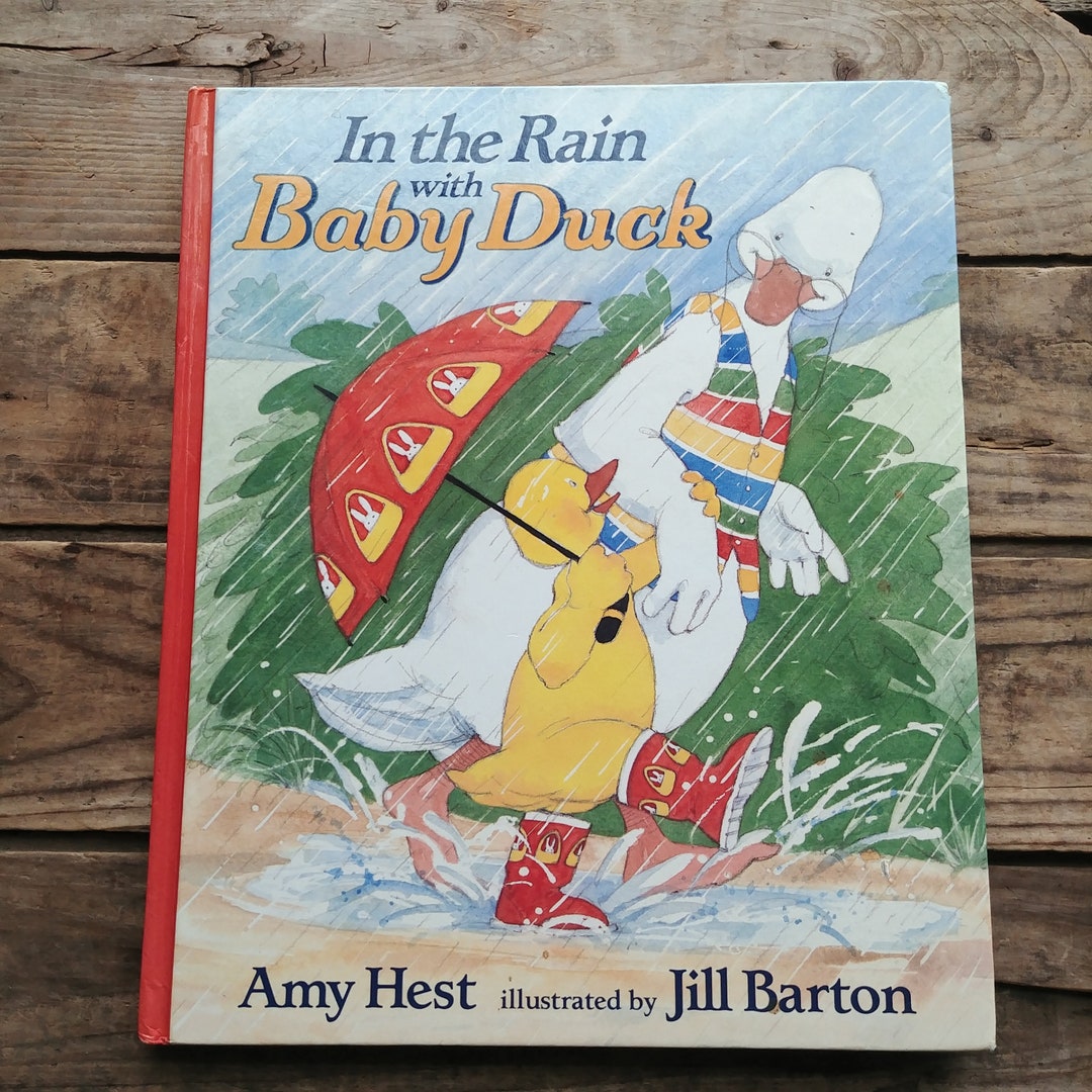 In the Rain With Baby Duck ,children's Book, - Etsy