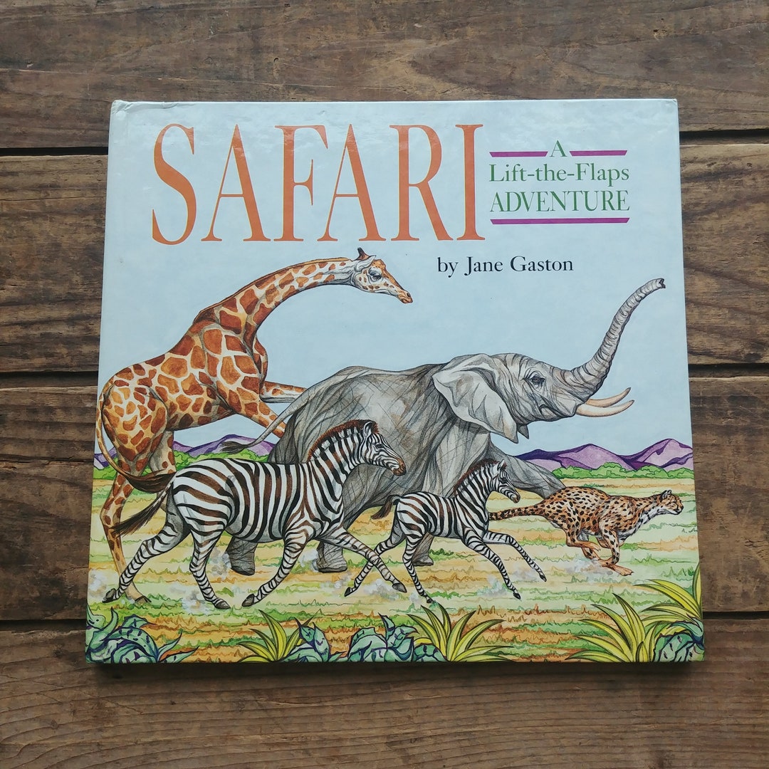 Safari A Lift the Flaps Adventure Book for Children by Jane - Etsy