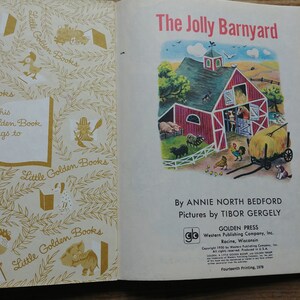 The Jolly Barnyard A Little Golden Book Annie North Bedford - Etsy