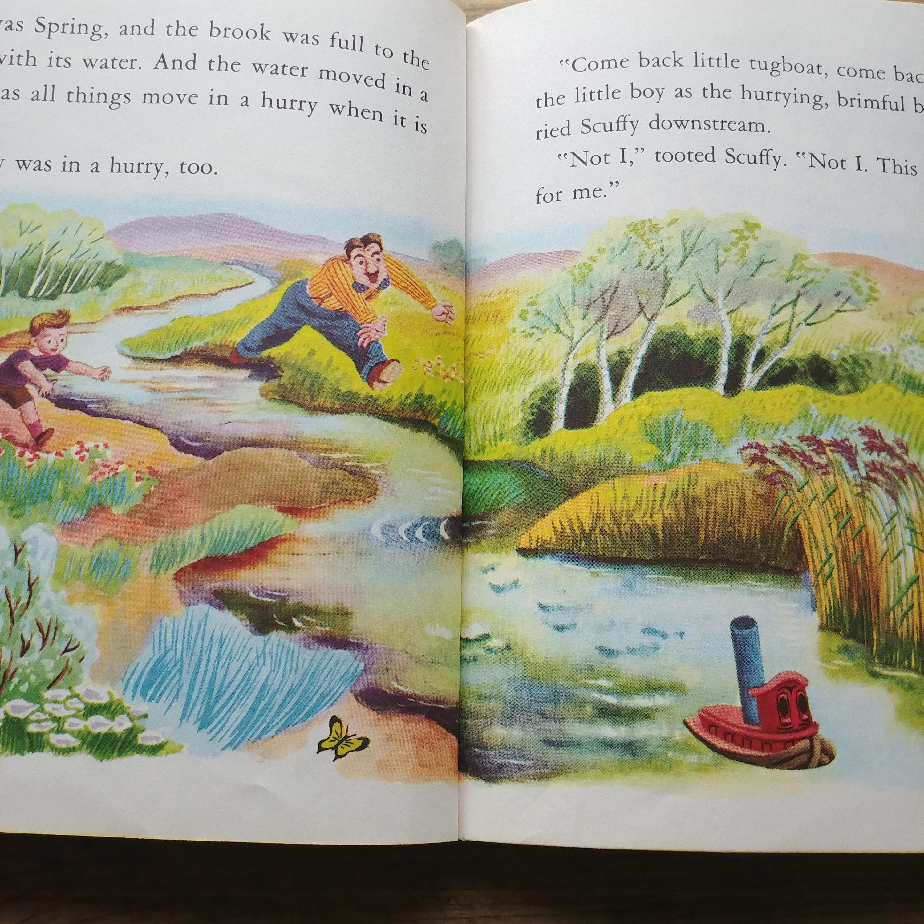 Scuffy the Tugboat Little Golden Book | Etsy