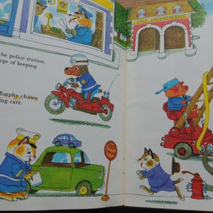 Richard Scarry's Postman Pig and His Busy Neighbors, Vintage Kid's Paperback Book - Etsy