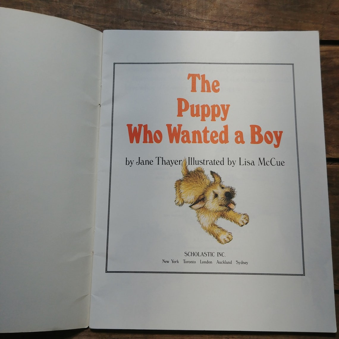 The Puppy Who Wanted a Boy Children's Paperback Book by - Etsy