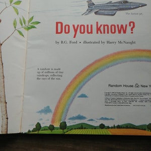 Did You Know Vintage Kid's Paperback Book, Random House Pictureback - Etsy