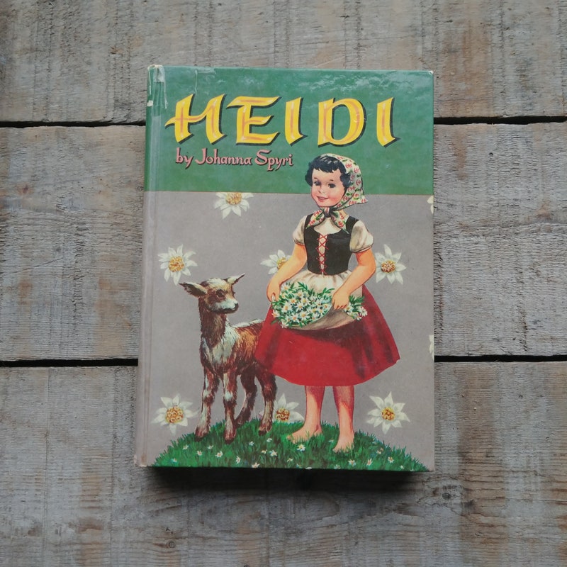 Vintage Heidi Book - Etsy