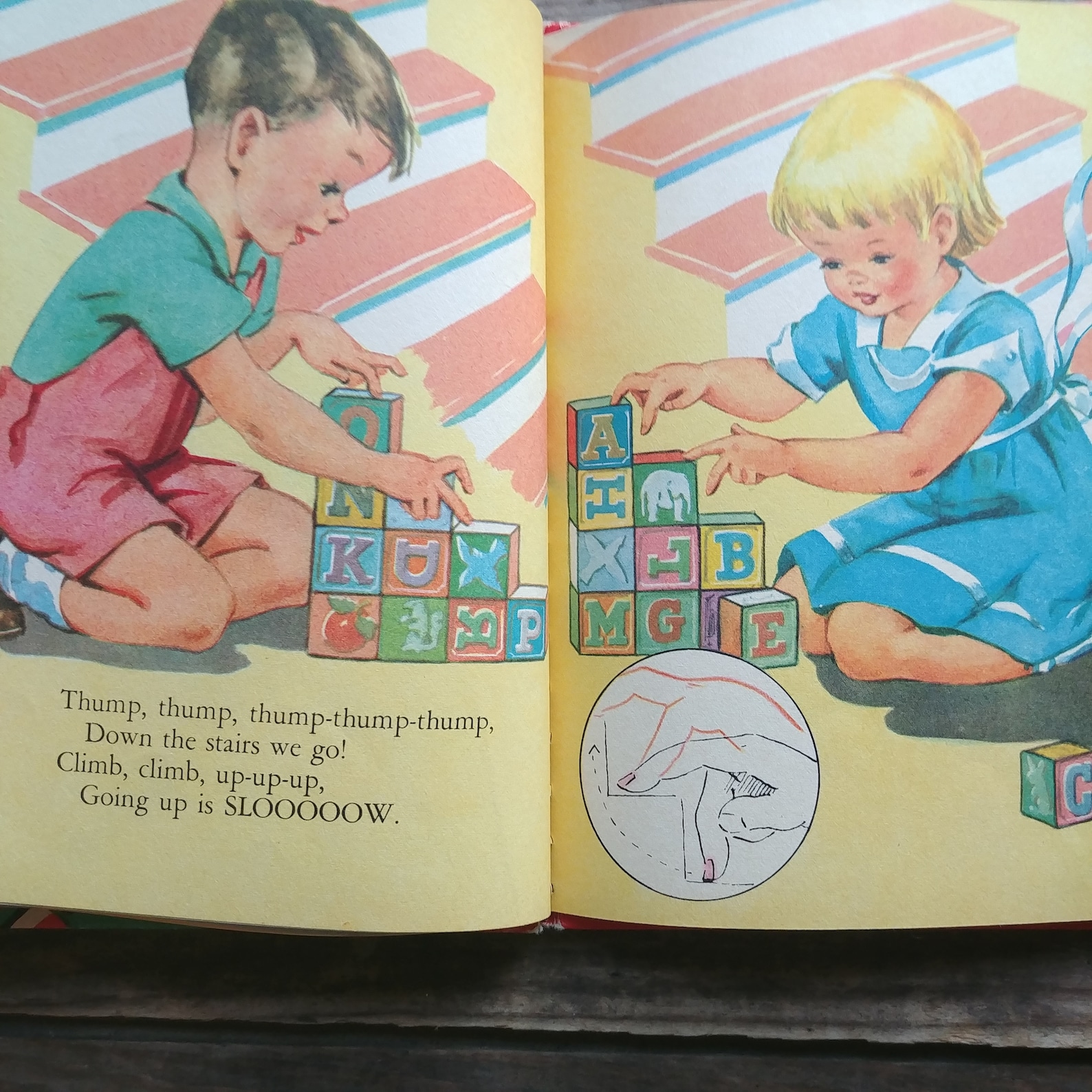 Ten Little Fingers, A Book of Finger Plays, Vintage Wonder Books, 1950s ...