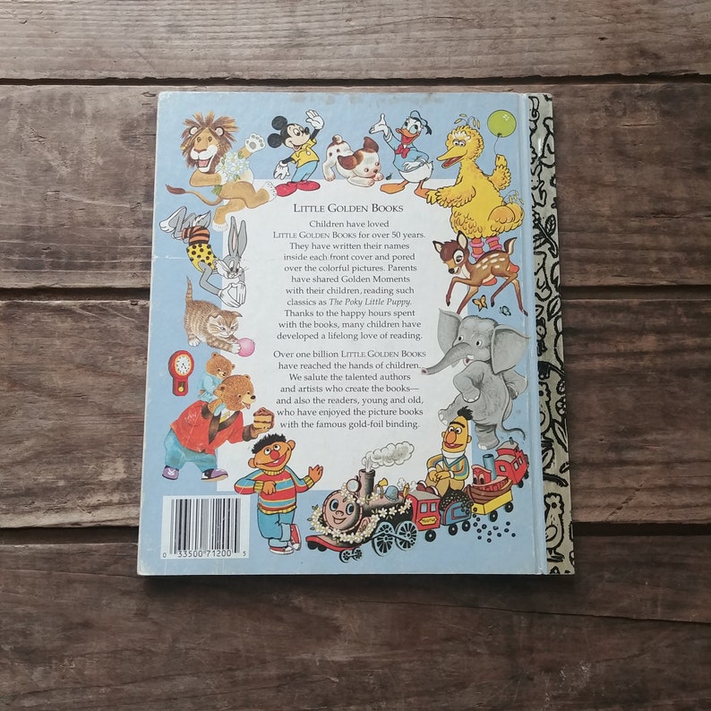 The Monster's Picnic, Sesame Street, Vintage Little Golden Book - Etsy