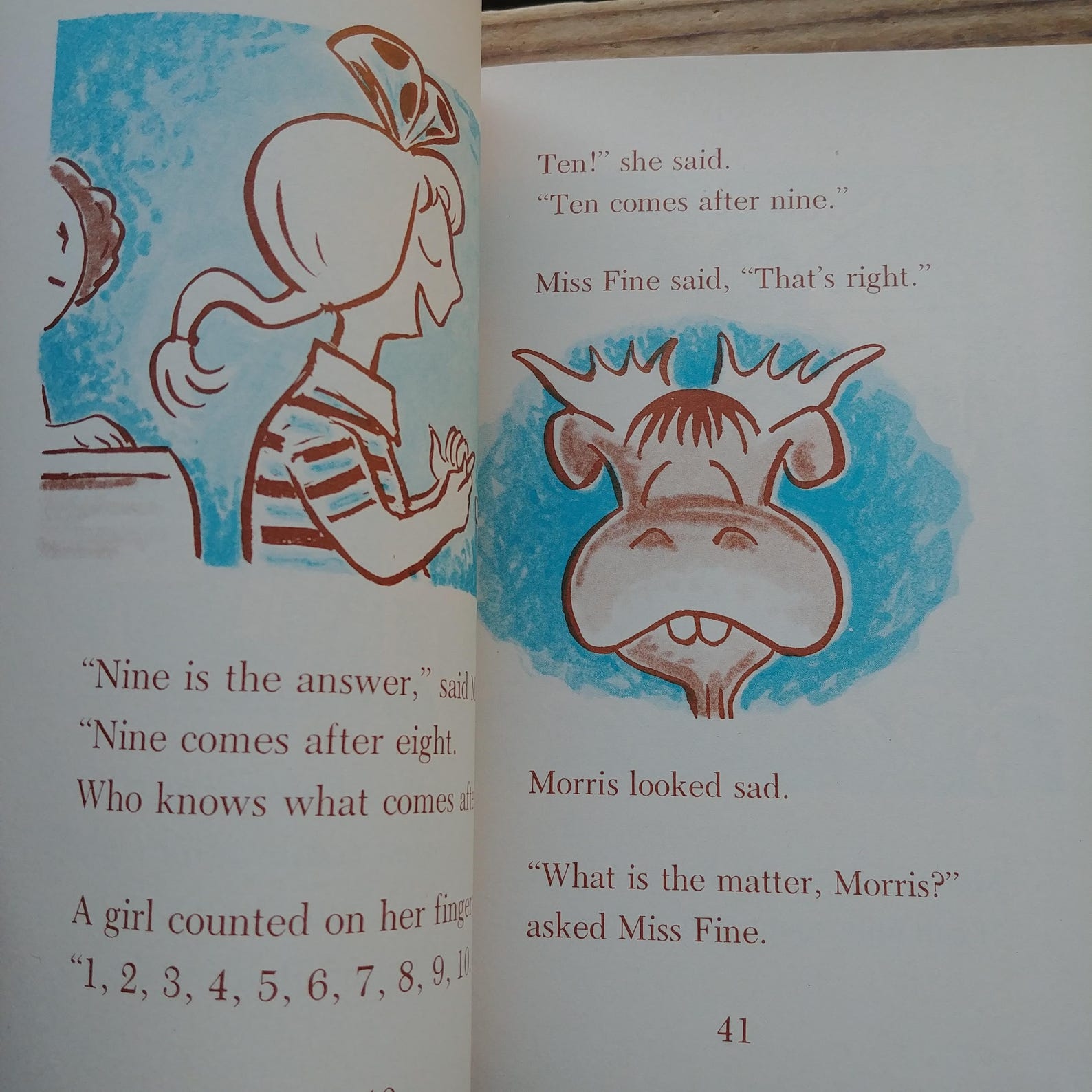 Morris the Moose Goes to School, a Paperback Children's Book 1970s, by ...