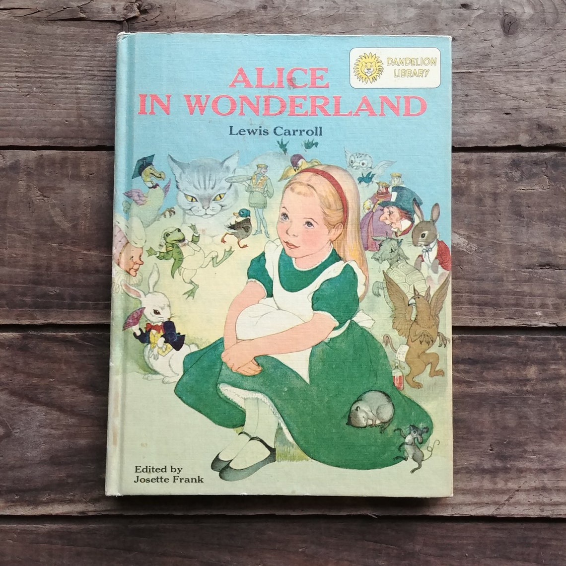 Alice in Wonderland Peter Pan vintage book 2 in 1 1955 | Etsy